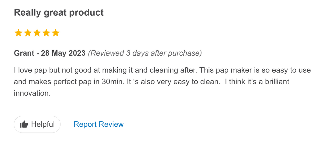 The Appetite Automatic Pap Maker with Multi Cooker Function – appetitesa