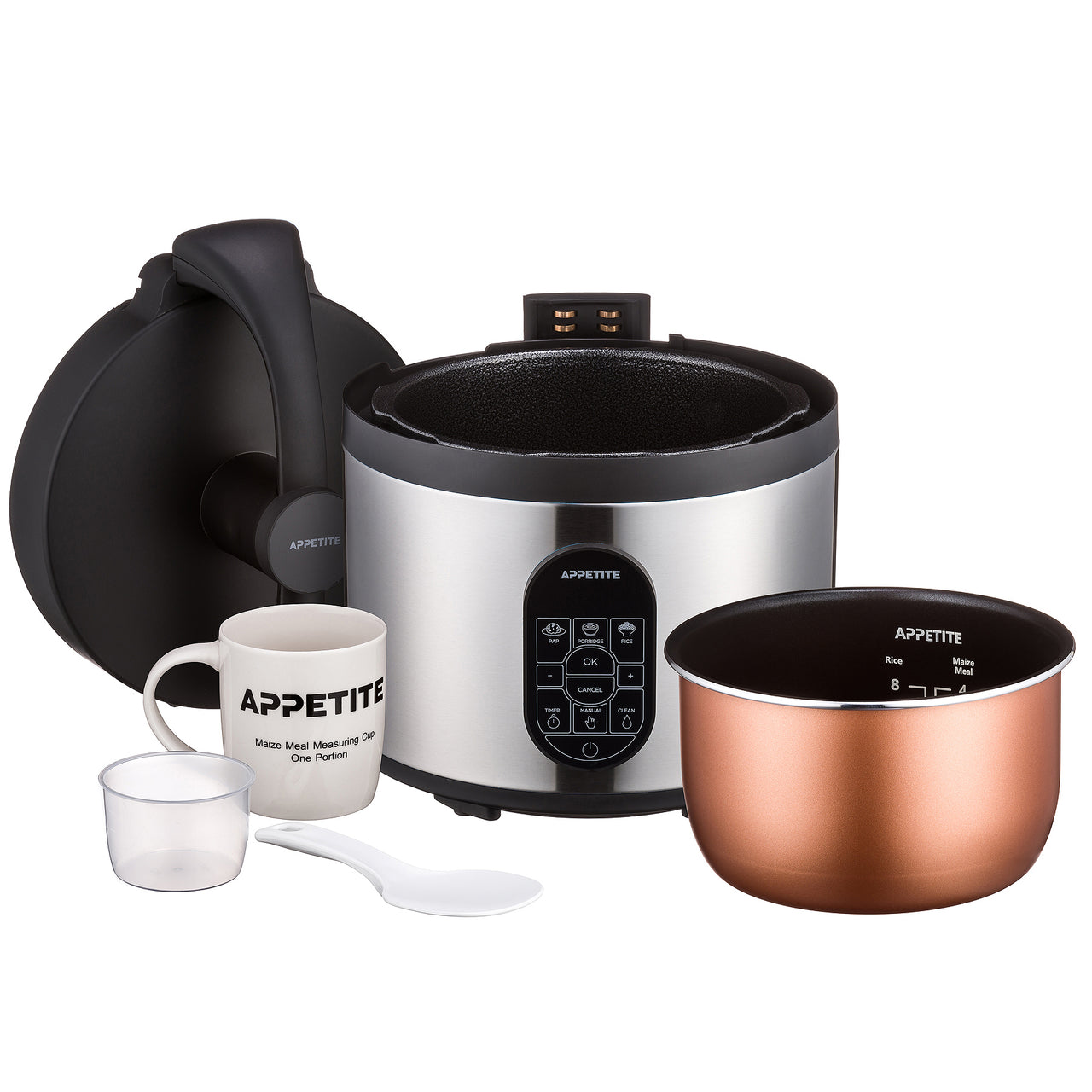 The Appetite Automatic Pap Maker Deluxe - Mercury Silver – appetitesa